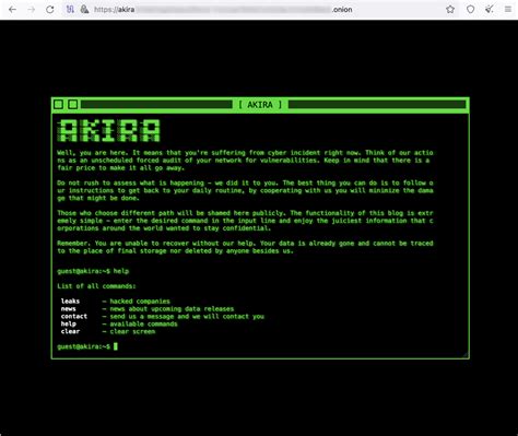 Ransomware Roundup Akira Fortiguard Labs