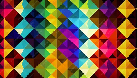 Premium Ai Image Generative Ai Diamond Prism Vibrant Abstract Background