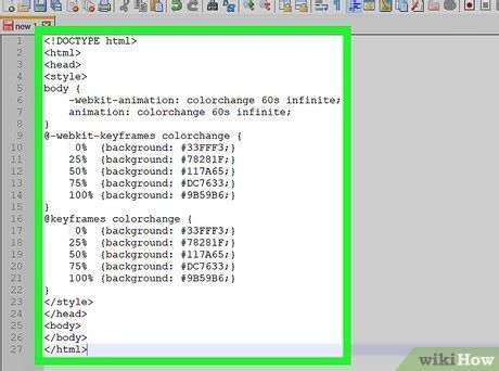 How To Set Background Color In HTML CSS