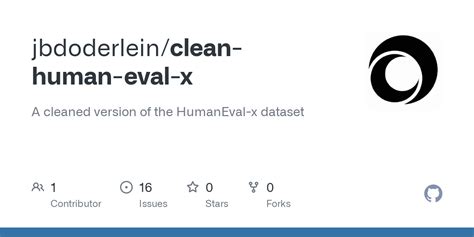 GitHub - jbdoderlein/clean-human-eval-x: A cleaned version of the ...