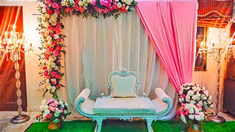 Wadding Stage Decor Ideas For Wedding Events Flower Elegant Backdrop