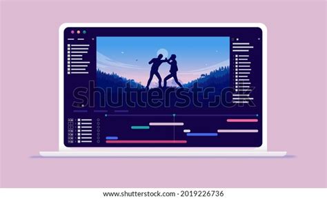 Motion Design Visual Effect Software On Stock Vector Royalty Free 2019226736 Shutterstock