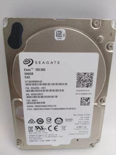 Seagate Exos 10e300 St300mm0048 300 Gb Sas 3 25 In Enterprise Drive Ebay