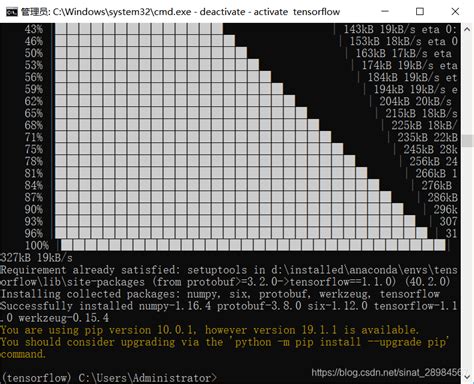Win10 安装tensorflow Cpu版win10 Tensorflow Cpu安装 Csdn博客