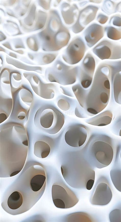 Porous Surface An Intricate Abstract 3d Honeycomb Structure Showcasing
