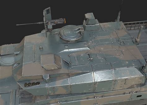 3d Model 2 Coatings Of Jsdf Type 10 Main Battle Tank Mbt Vr Ar Low Poly Cgtrader