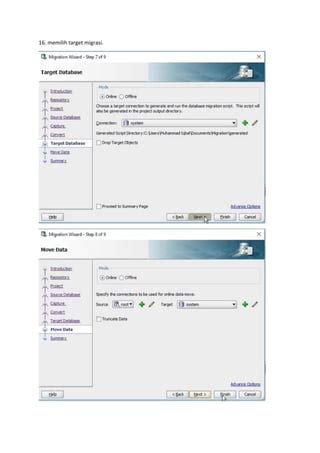 Migrasi Database Mysql Ke Oracle Sql Developer PDF
