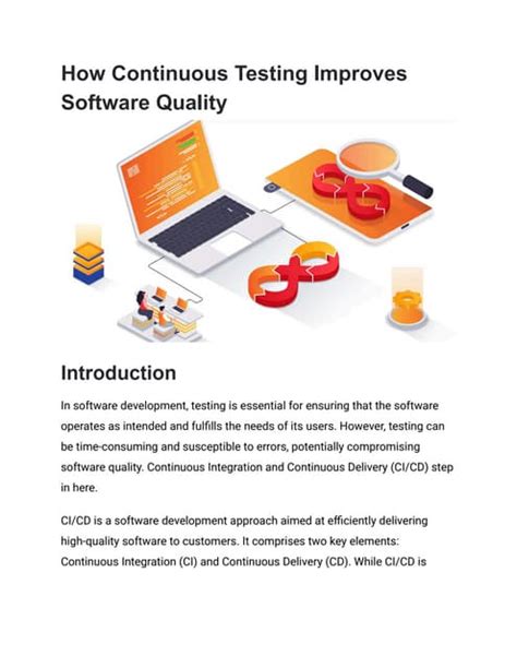 How Continuous Testing Improves Software Qualitypdf