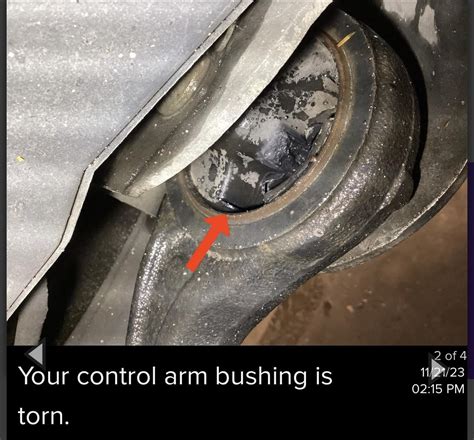 Was told control arm bushing is torn and needs replaced, Acura TL 2005 ...