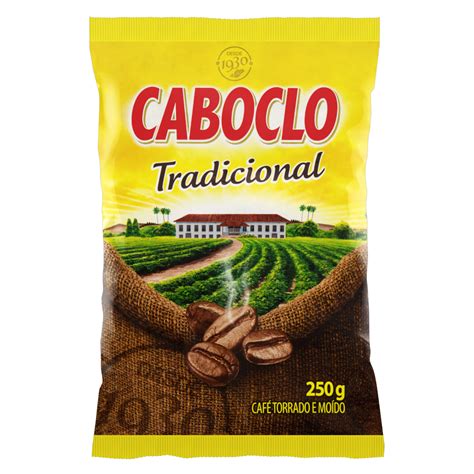 CafÉ Torrado E MoÍdo Tradicional Caboclo Pacote 250g Gtineanupc