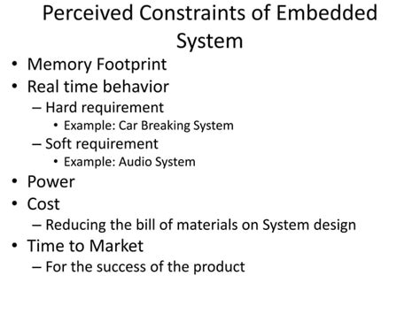 Embedded Systems Overview Pptx Operating Systems Computer Software And Applications