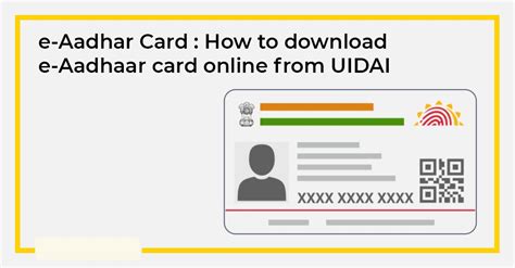 E Aadhar Downloads Uidai Different Process Apps For Downloading Faqs