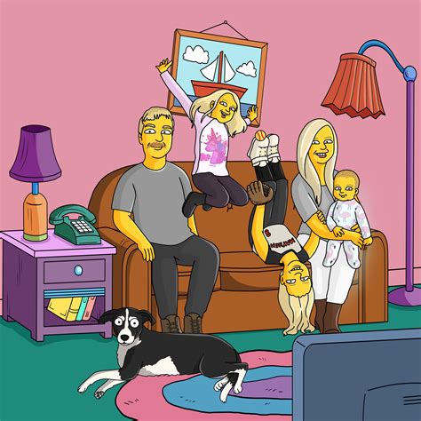 Simpsons Portrait Fathers Day Simpsons Fathers Day T Fathers Day