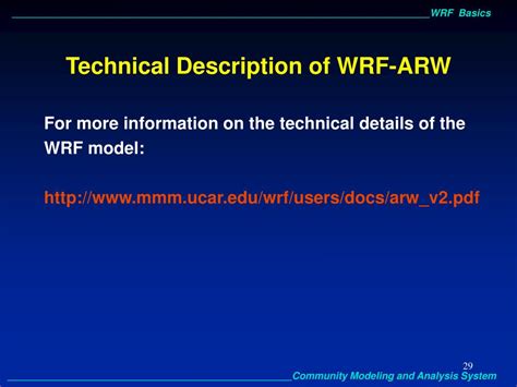 Ppt Wrf Arw Basics Powerpoint Presentation Free Download Id5586284