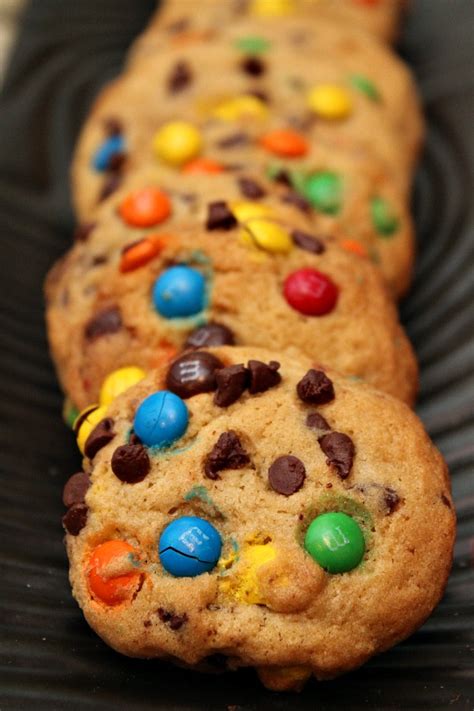 Mini Chocolate Chip Mandm Cookies