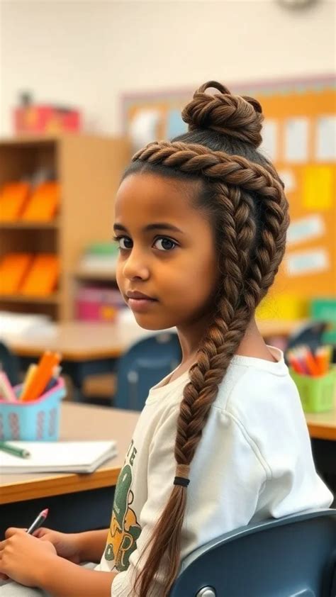 14 Cute And Easy Hairstyles For The First Day Of School Scan To Talk