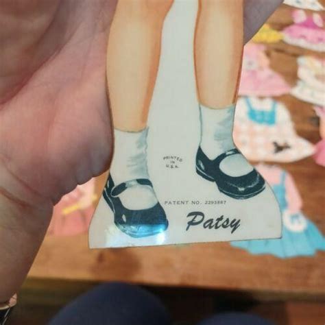 Vintage 1955 Whitman Paper Doll Patsy With Magic Stay On Clothes 4555787642