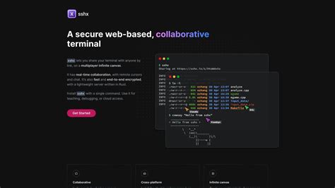 Sshx Secure Collaborative Terminal Sharing Creatiai