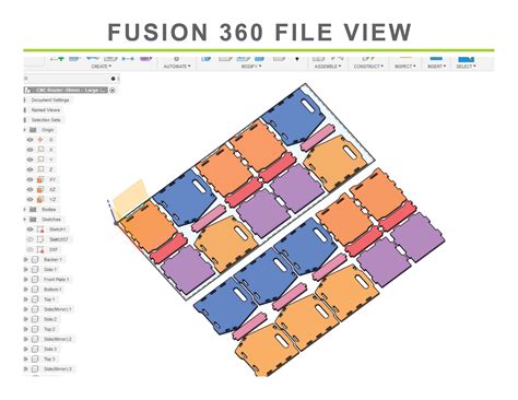 CNC Files Stackable Storage Crates CNC Router Files Modular Etsy