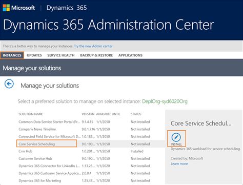 set up the service scheduling experience microsoft learn