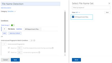 Create A Classification Using File Name Set Skyhigh Security