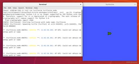 ROS知识 ROS 运行小海龟程序例程 ros 海龟 CSDN博客