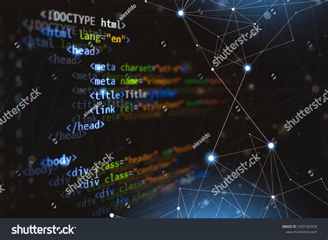 Html Programming Web Developing Computer Coding Stock Illustration Shutterstock
