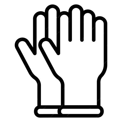 Premium Vector Rubber Gloves Vector Illustration
