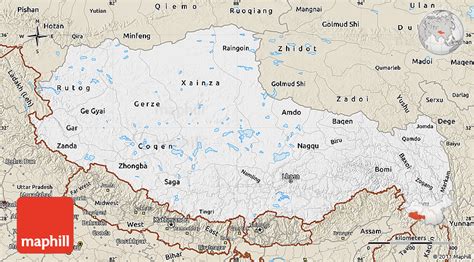 Xizang Map