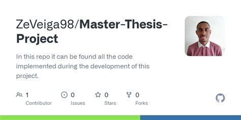 GitHub ZeVeiga Master Thesis Project In This Repo It Can Be Found All The Code Implemented