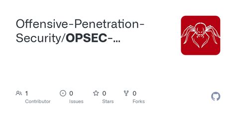 Github Offensive Penetration Securityopsec Academy Free Training