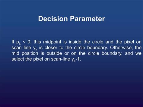 computer graphics circle drawing techniq ppt