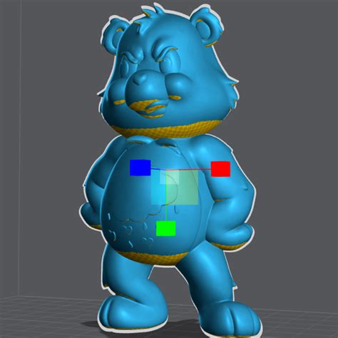 🐻 Care Bears Grumpy Bear Zangadinho・ Stl File For 3d Printing・cults