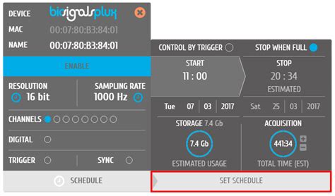How To Store Biosignalsplux Acquisitions Onto The Devices Internal Memory How To Store Biosignalsplux Acquisitions Onto The Devices Internal Memory
