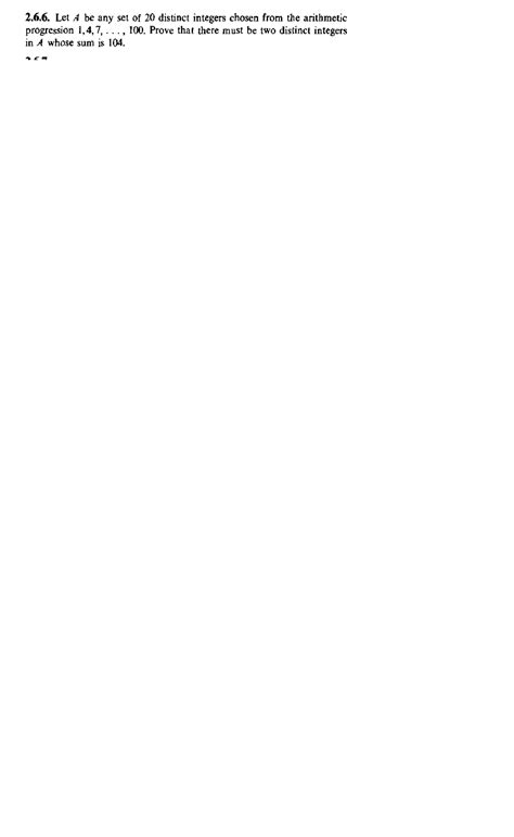Solved Let A Be Any Set Of 20 Distinct Integers Chosen From