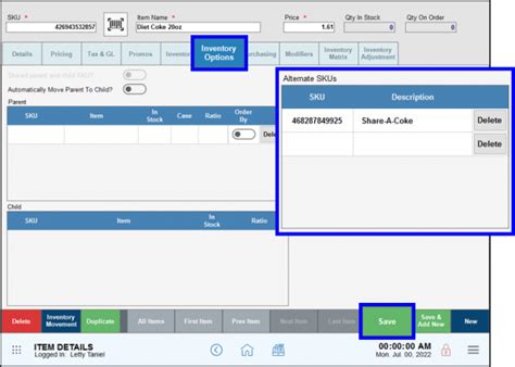 Generate SKU Numbers And Assign Alternate SKU Numbers Exatouch Knowledge Base