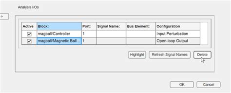 Specify Portion Of Model To Linearize In Model Linearizer