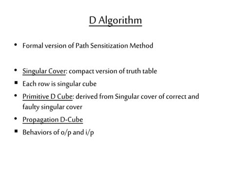 Fault Detection Methods In Sequential System Pptx