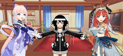 Mmd What If Nilou Joined A Female Hangout By Megaali On Deviantart