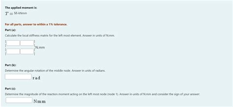 Solved The Global Fea Equation Is Given By Tκθ The Local