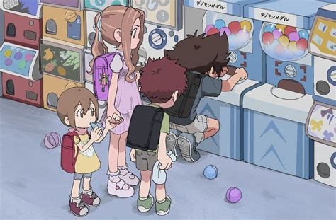 Yagami Hikari Yagami Taichi Tachikawa Mimi Izumi Koshiro And Lilimon Digimon And More