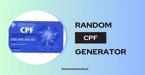 CPF Generator