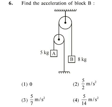 Find The Acceleration Of Block B Filo