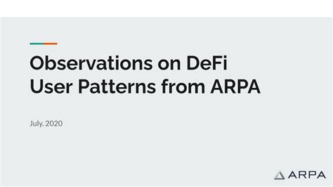 Arpa Despite Its Hype Defi Only Attracts 1 Of All Crypto Users Arpachain