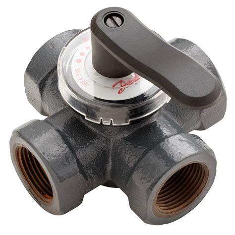 Термостатический 4 х ходовой клапан Danfoss смесительный 1 065z0424 продажа цена в Киеве