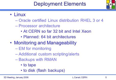 scalable oracle 10g for the physics database services luca canali cern