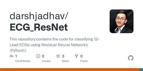 Github Darshjadhav Ecg Resnet This Repository Contains The Code For Classifying 12 Lead Ecgs