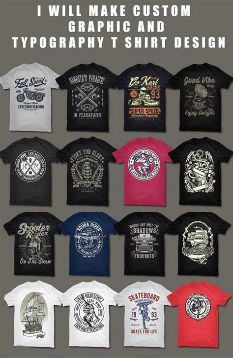 Custom T Shirts Design Services Fiverr Custom Tshirt Design