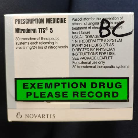 Nitroderm Tts 5 Deponit Patch Health And Nutrition Medical Supplies And Tools On Carousell