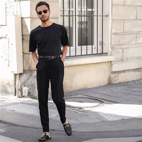All Black Summer Outfit Men 2020 Mode Homme Mode Look Printemps été